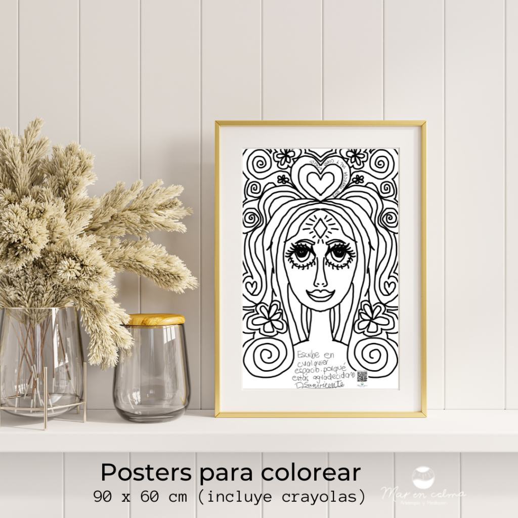 Posters positivos para colorear